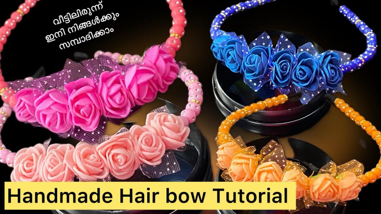 Handmade Hair Bow Tutorial Youtube