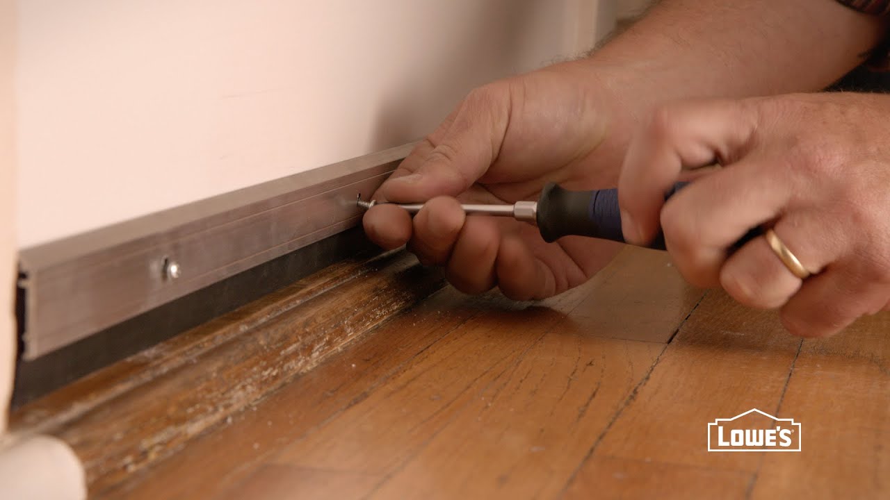 How To Install A Door Sweep Youtube
