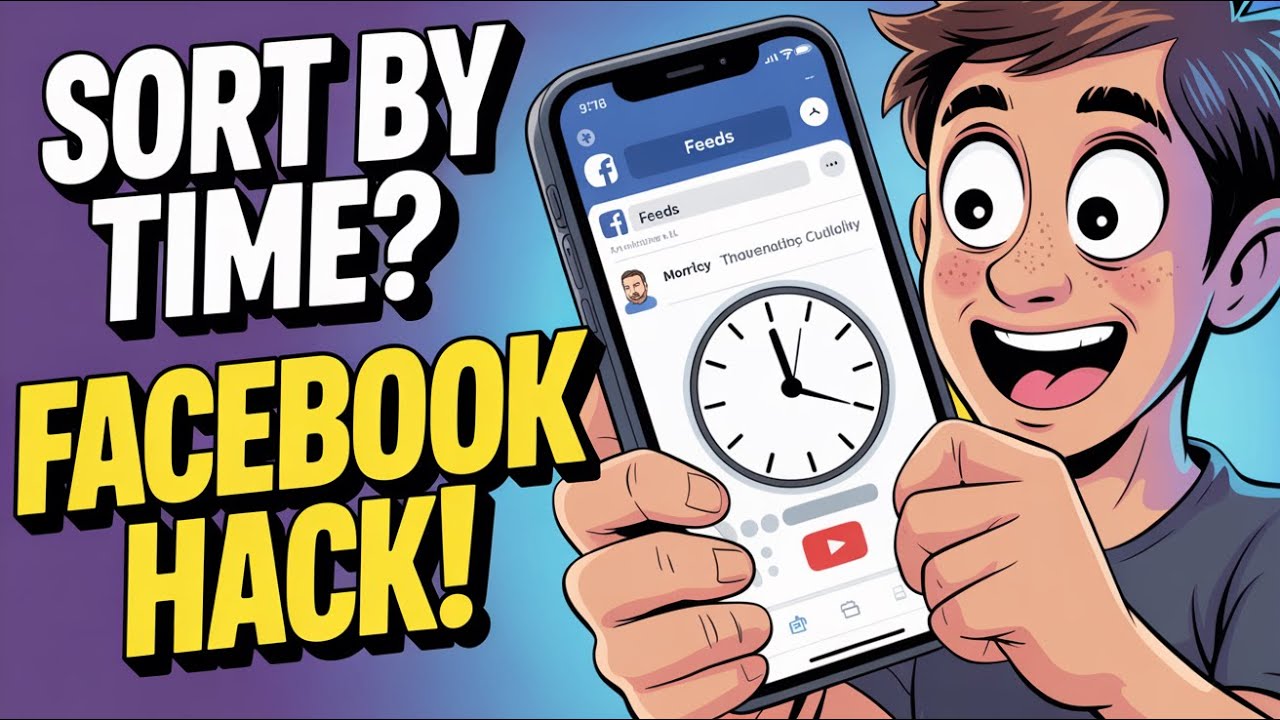 How To Sort Facebook Posts By Time Youtube