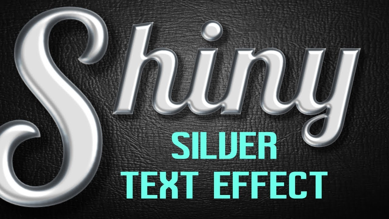 Shiny Silver 3d Text Effect Affinity Designer Tutorial Youtube
