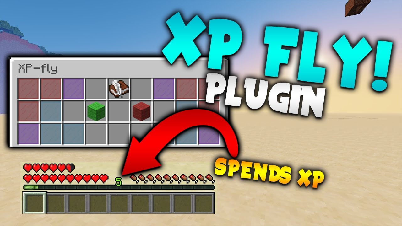 Xp Fly With Gui Minecraft Plugin Tutorial Youtube
