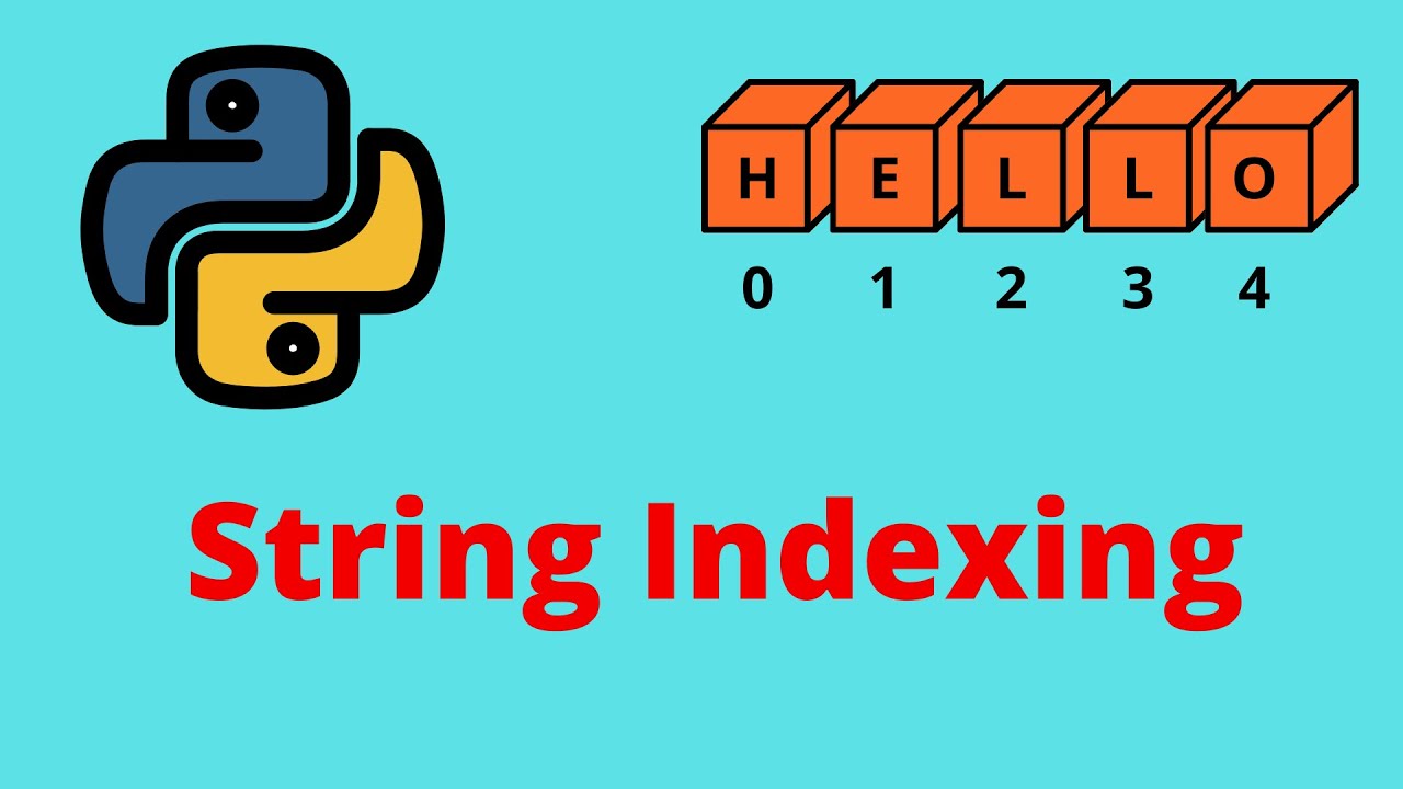 String Indexing Why How Python For Beginners Youtube