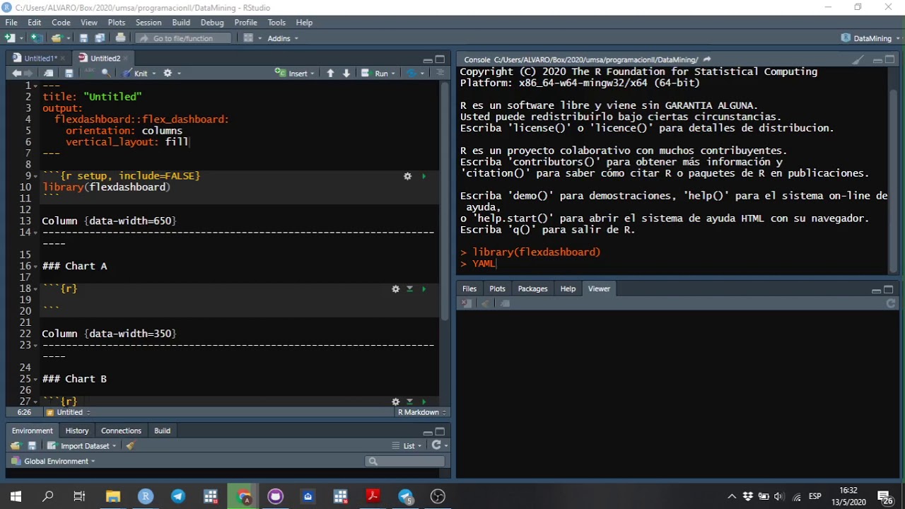 Flexdashboard En R Youtube