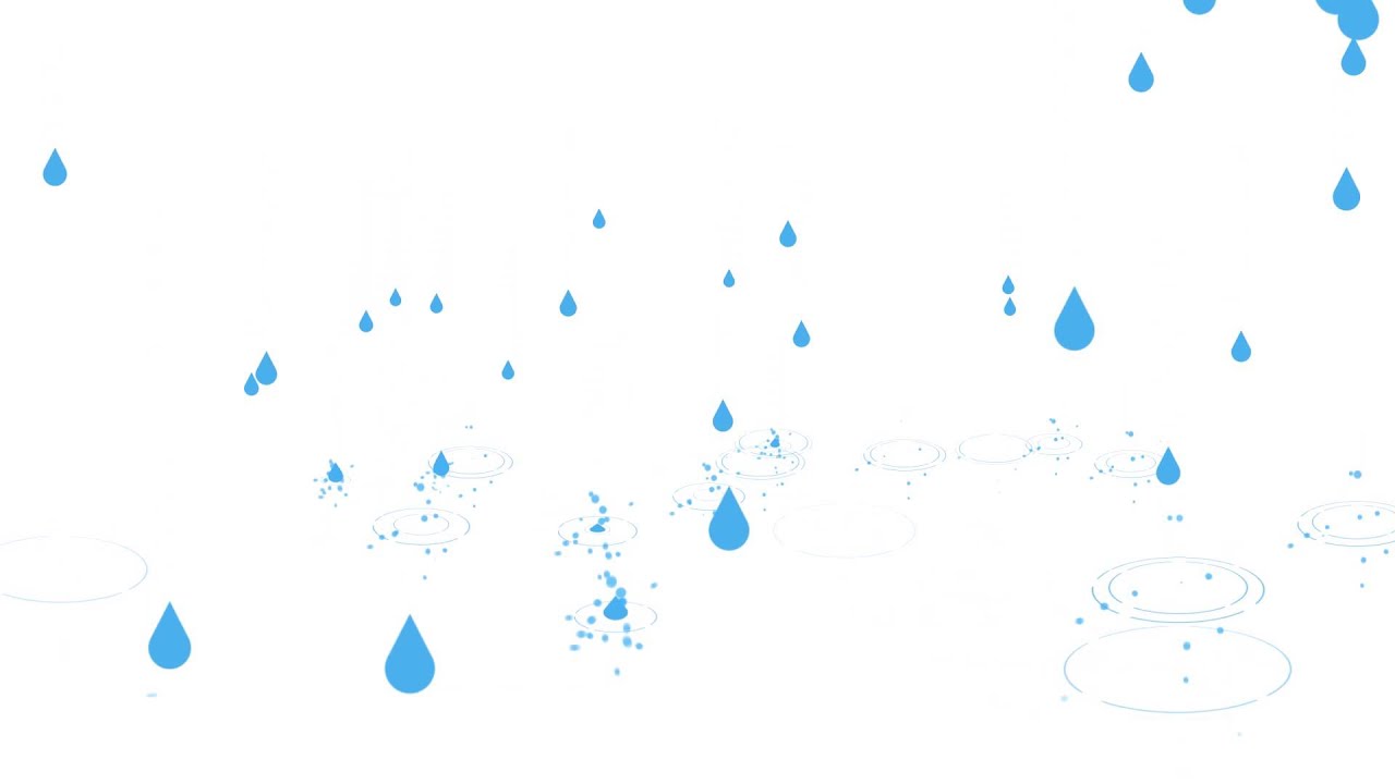 Animated Raindrops Falling