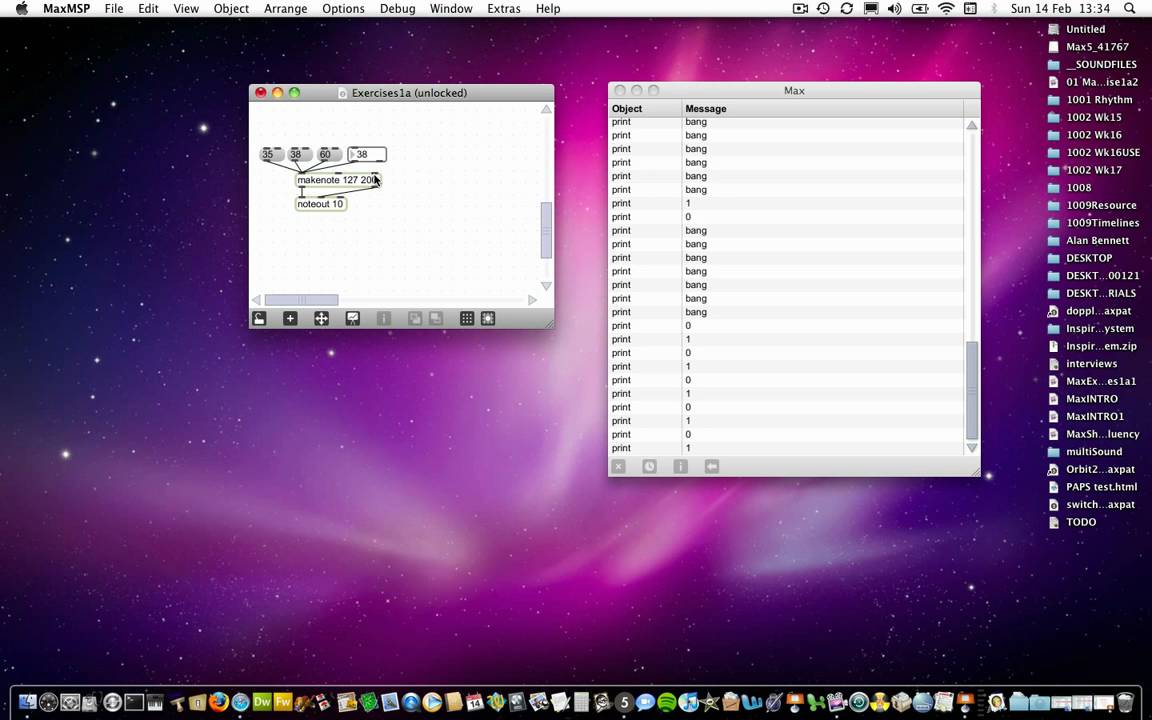 Max Msp Tutorial 01a3 Building A Simple Step Sequencer 3 Youtube