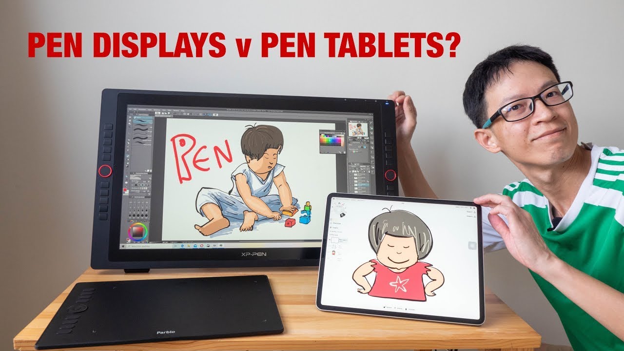 Pen Display Vs Pen Tablets For Digital Art Which Is Better Youtube