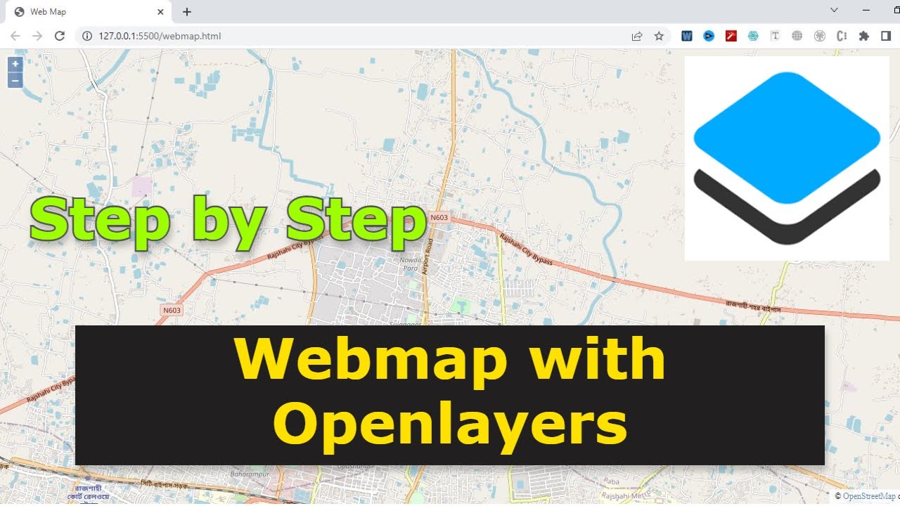 How To Create Webmap With Openlayers Part1 Youtube