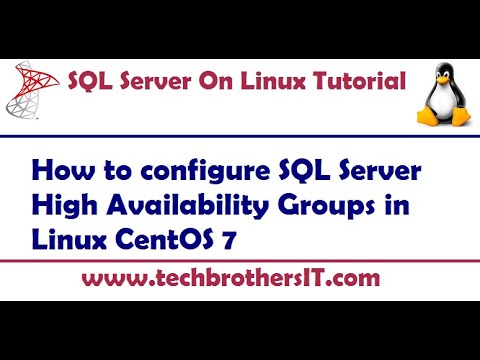 How To Configure Sql Server High Availability Groups In Linux Centos 7
