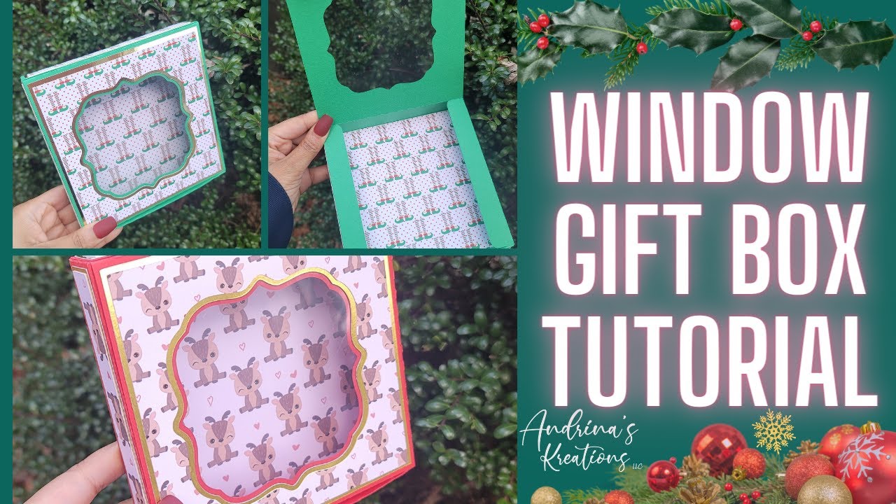 Window Gift Box Tutorial Silhouette Studio Tutorial Youtube
