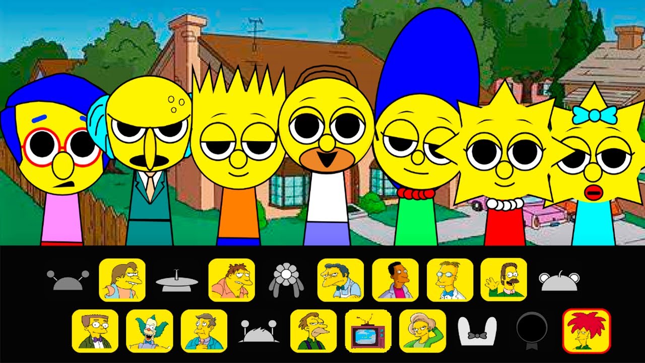 Sprunki Simpsons New Incredibox Mod Youtube