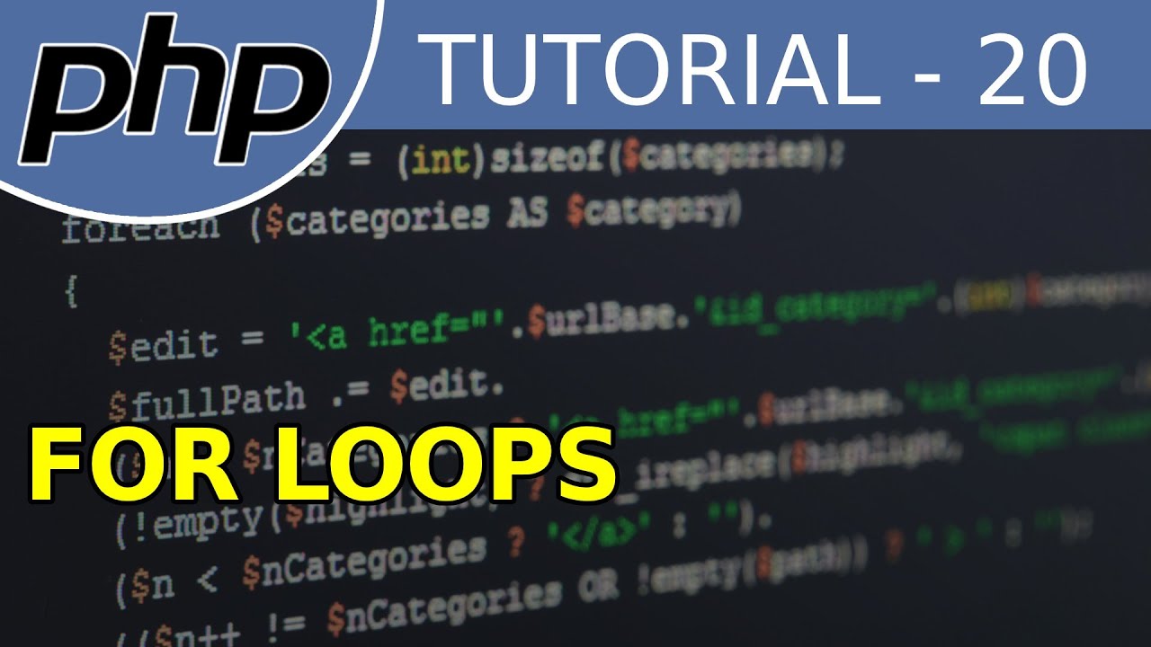 For Loop 20 Php Tutorial For Beginners With Examples Youtube