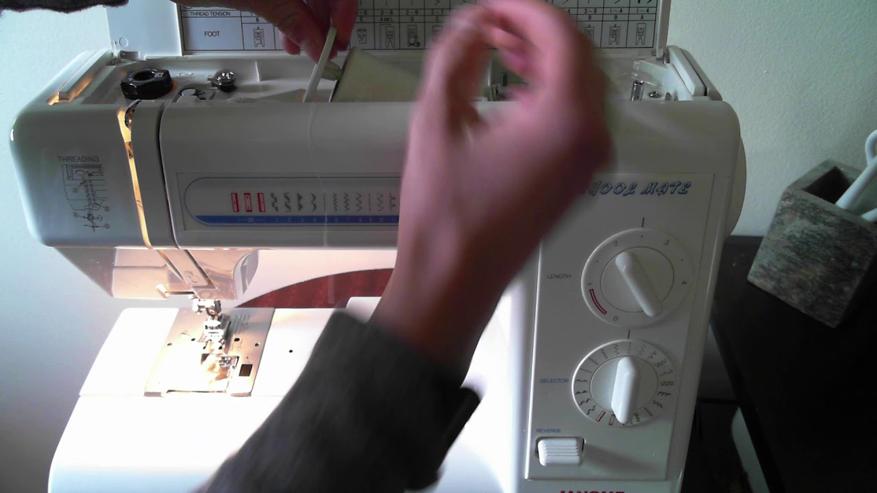 Bobbin Threading The Janome Schoolmate At Hamish Geake Blog
