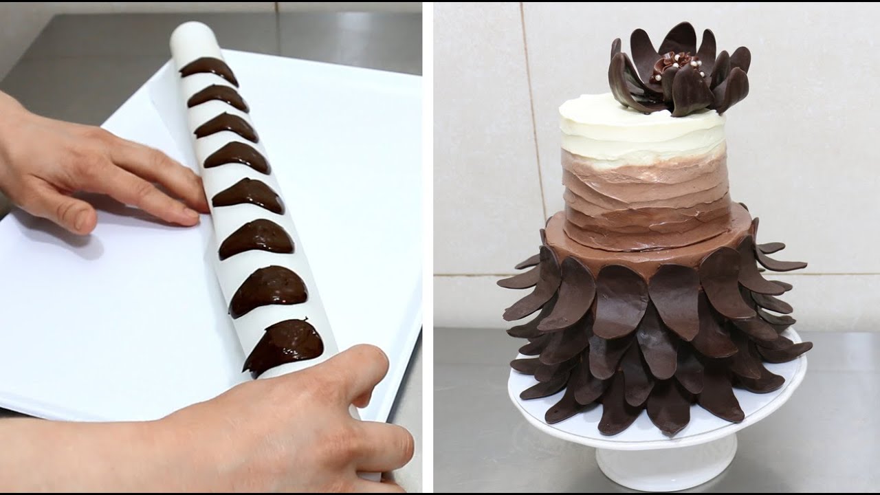 Easy Chocolate Decoration Cake Decorar Con Chocolate By Cakes