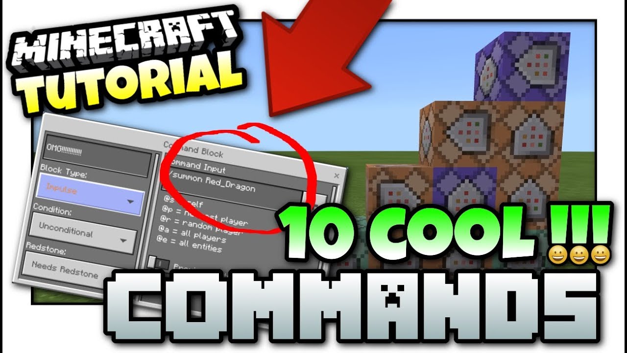 Minecraft Fun Command Block Commands Khã M Phã Cã C Lá Nh Vui Nhá N Trong