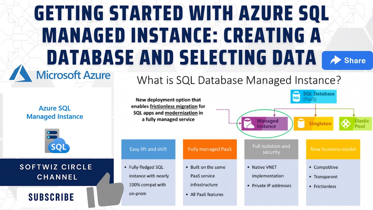 Getting Started With Azure Sql Managed Instance Creating A Database
