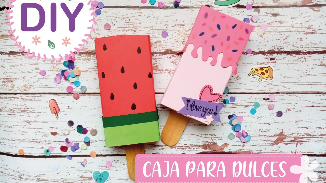Diy Caja Paleta Caja Para Dulces Candy Bar Youtube