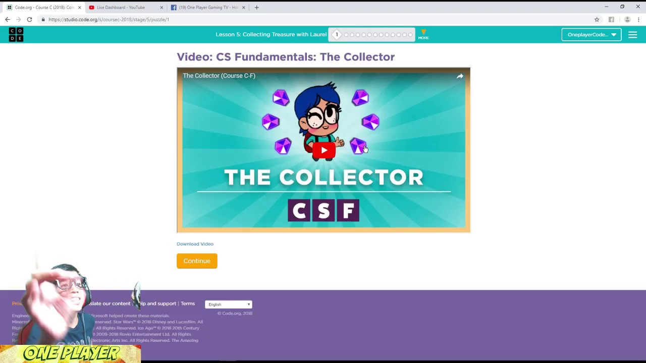 Code Org Course C Youtube