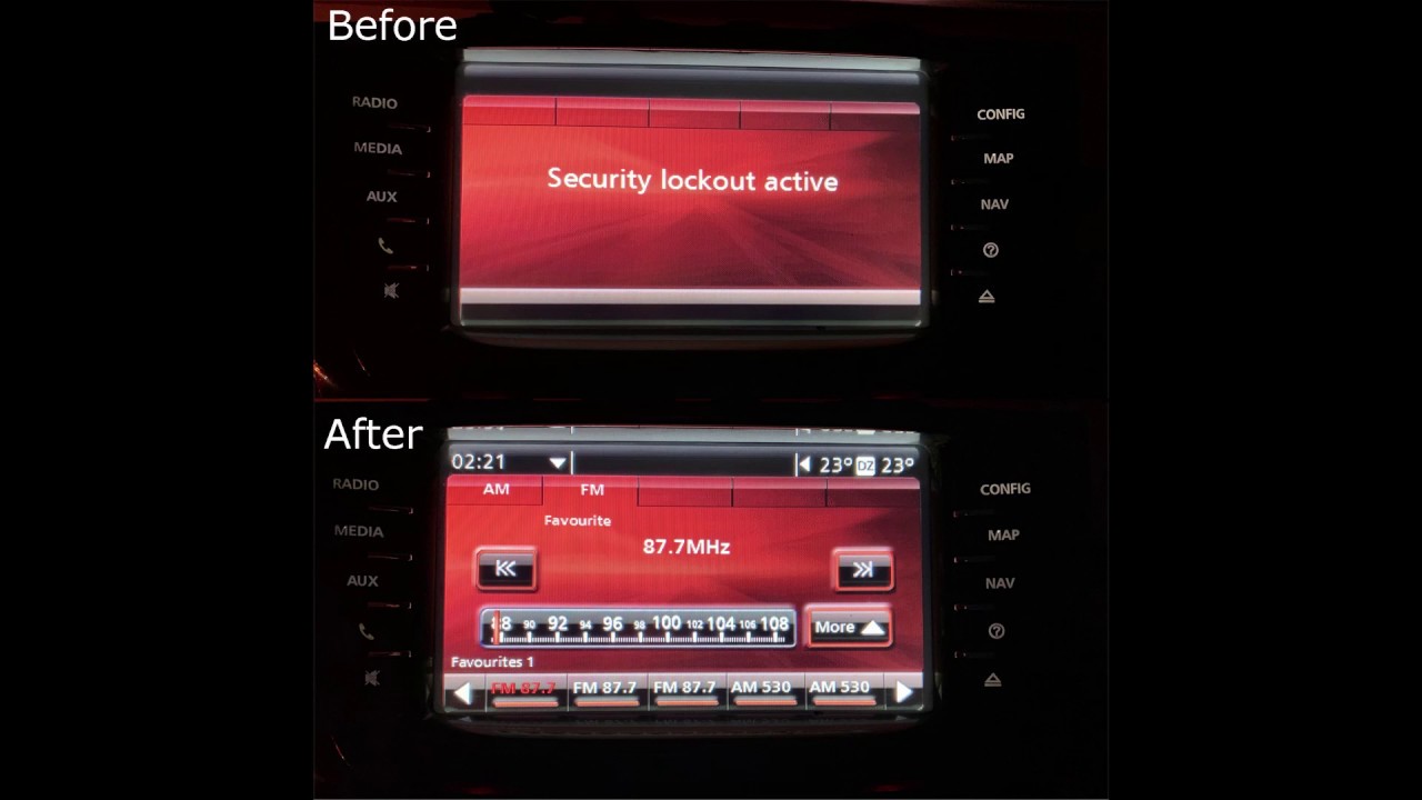 Ve Commodore Headunit Vin Programming Youtube