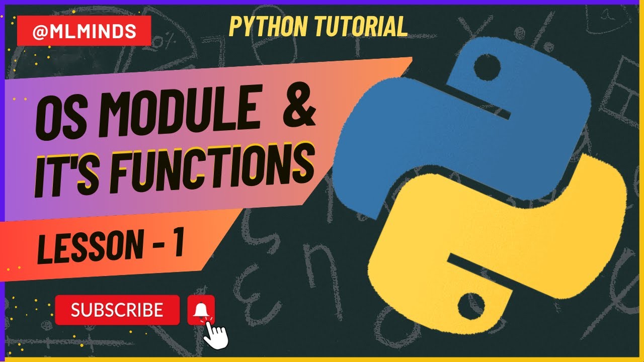 Python Tutorial Os Module Use Underlying Operating System
