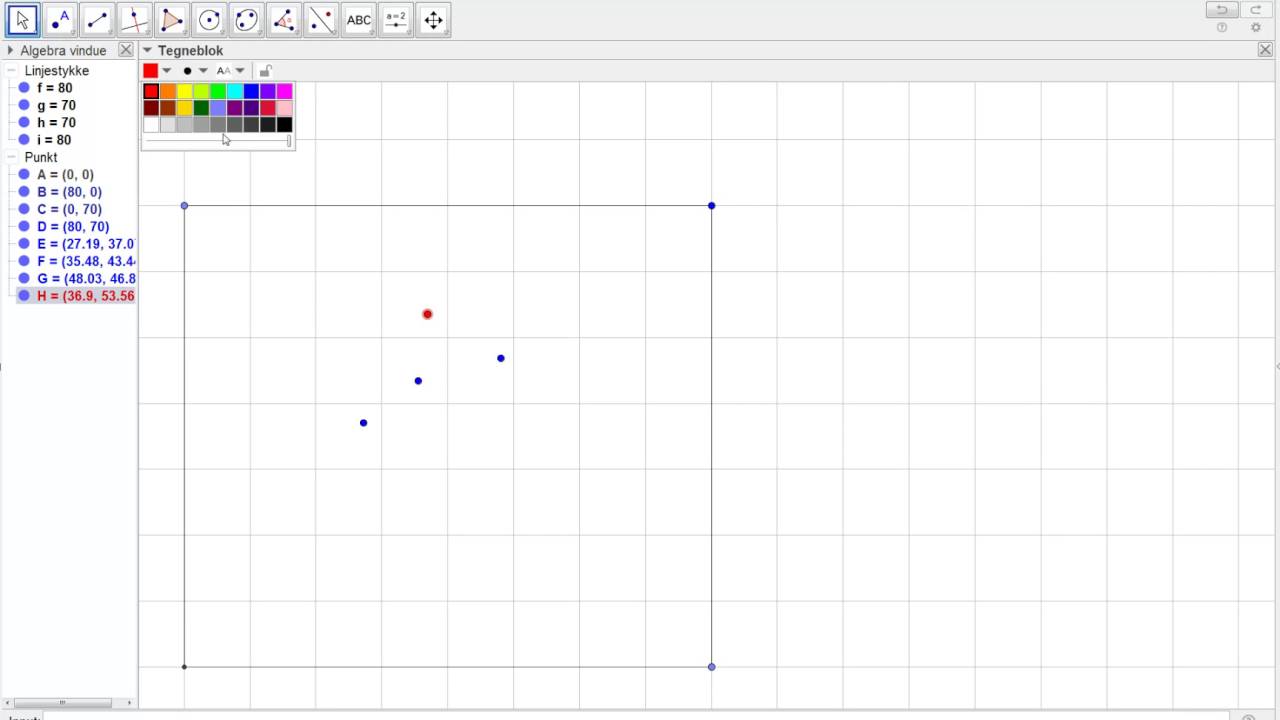 Punkter I Geogebra Youtube