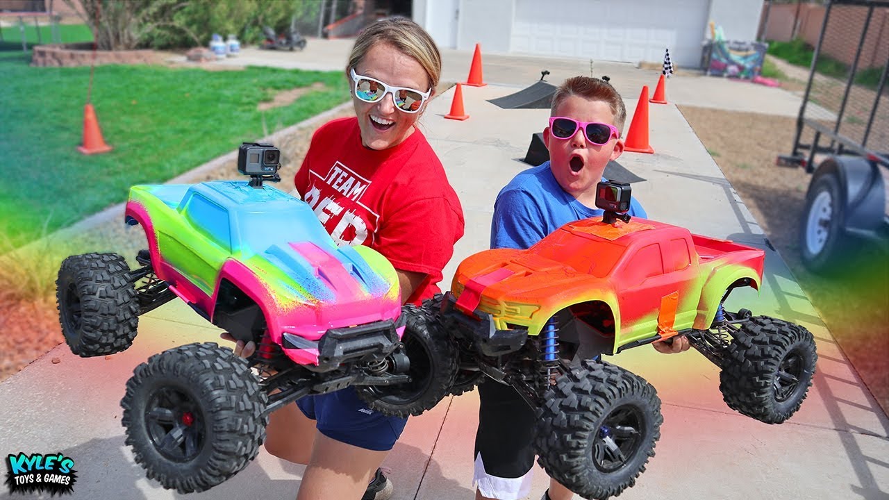 Rc Car Battle Youtube
