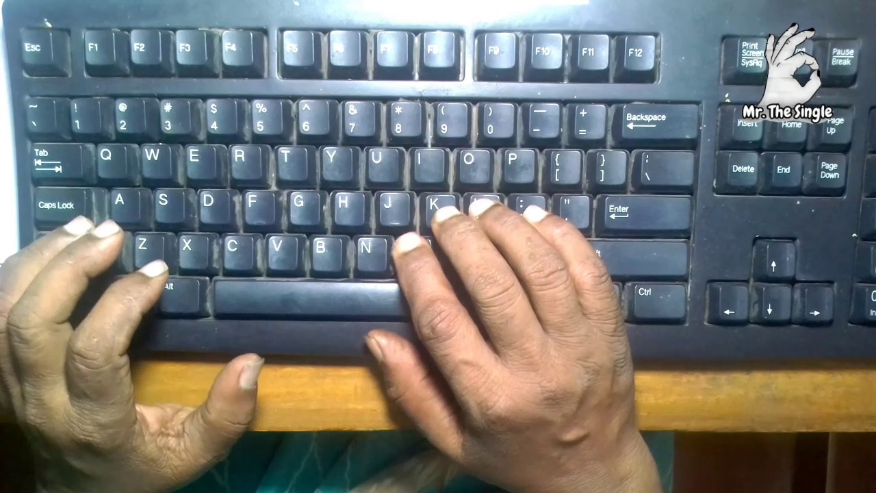 Learn Typing Exercise 5 Part 1 Youtube