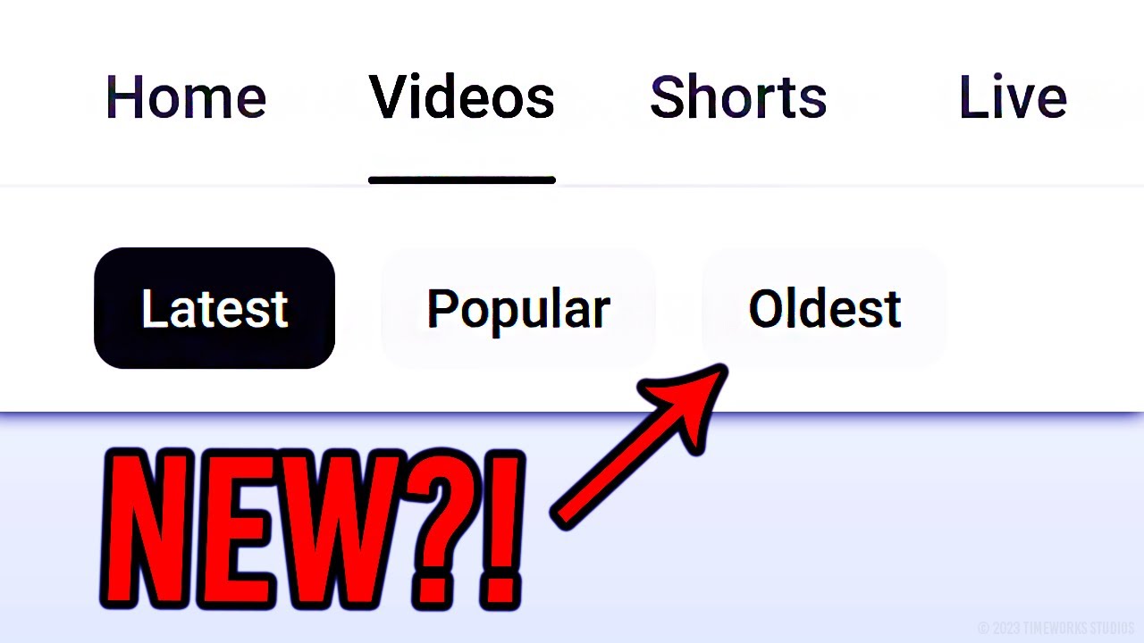Youtube S New Video Sorting Feature Youtube