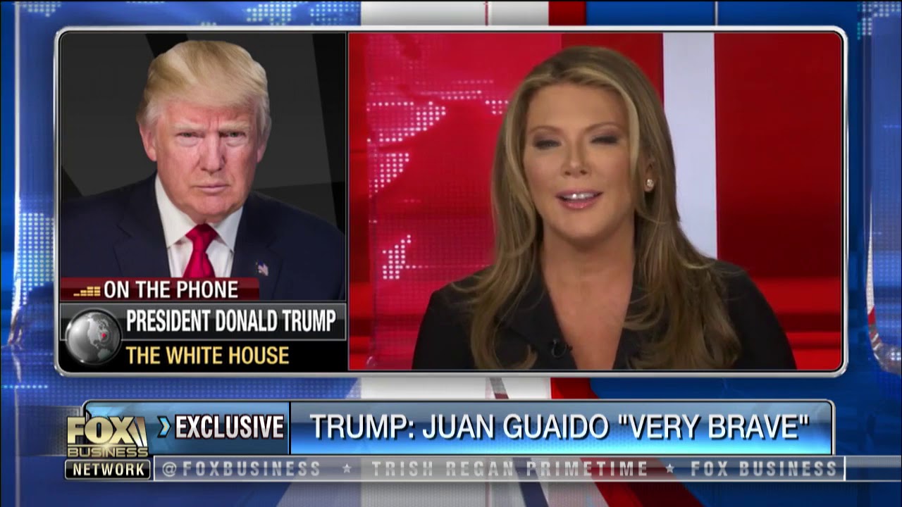 Interview Trish Regan Of Fox Business News Interviews Donald Trump