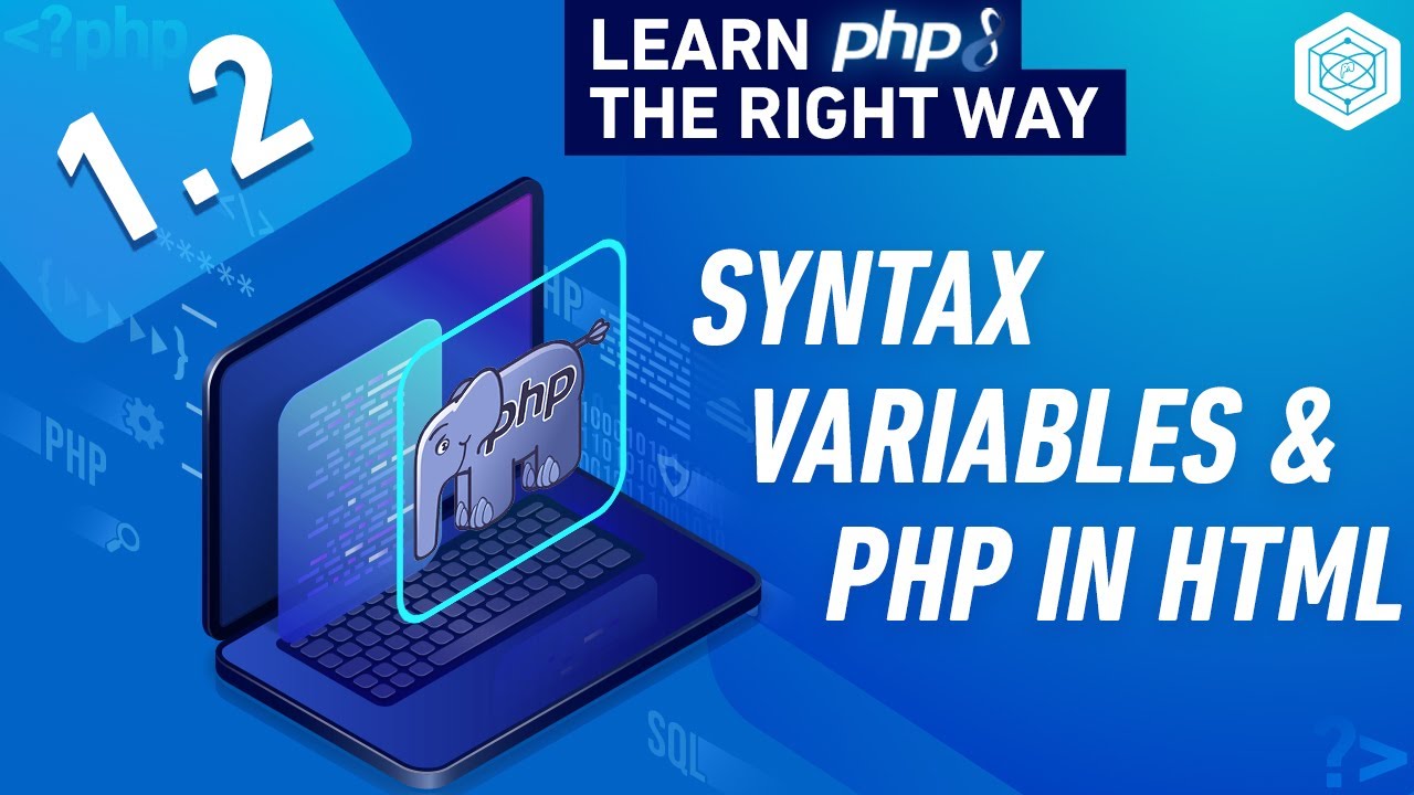 Basic Php Syntax Php 8 Tutorial Youtube