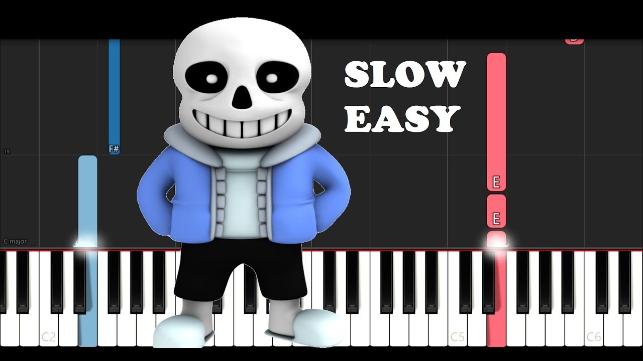 How To Play Sans Theme On Piano