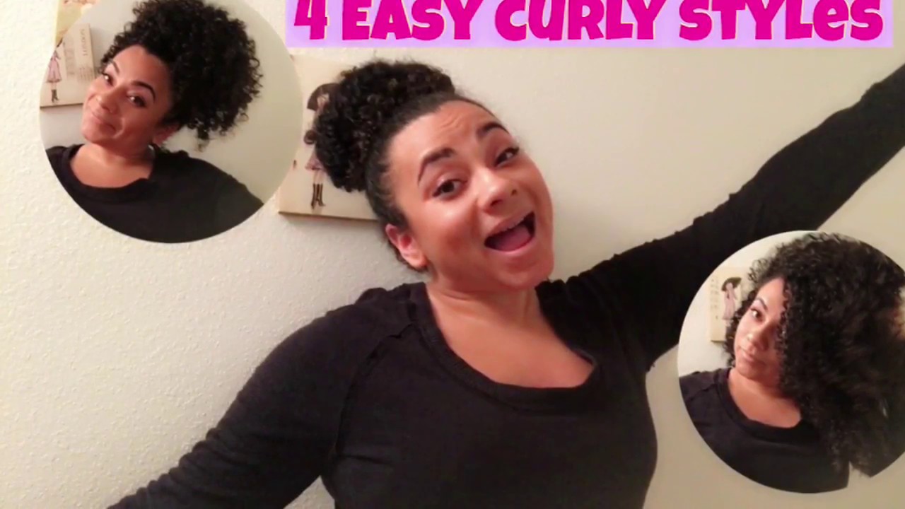 Flight Attendant Life Quick Curly Hairstyles Youtube