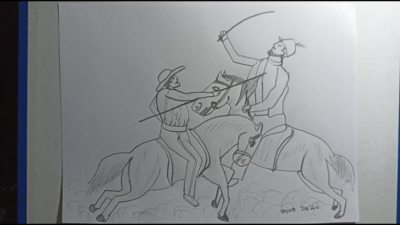 Cómo Dibujar La Batalla De Puebla Youtube