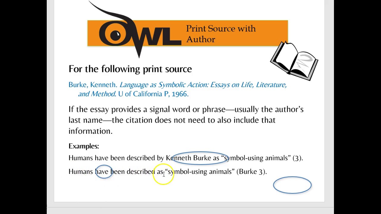 In Text Citation For Image