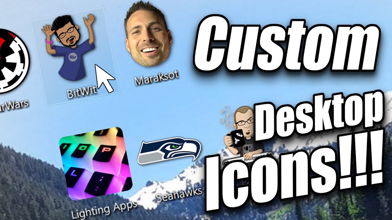 How To Create Custom Desktop Icons It S Easier Than You Think Youtube
