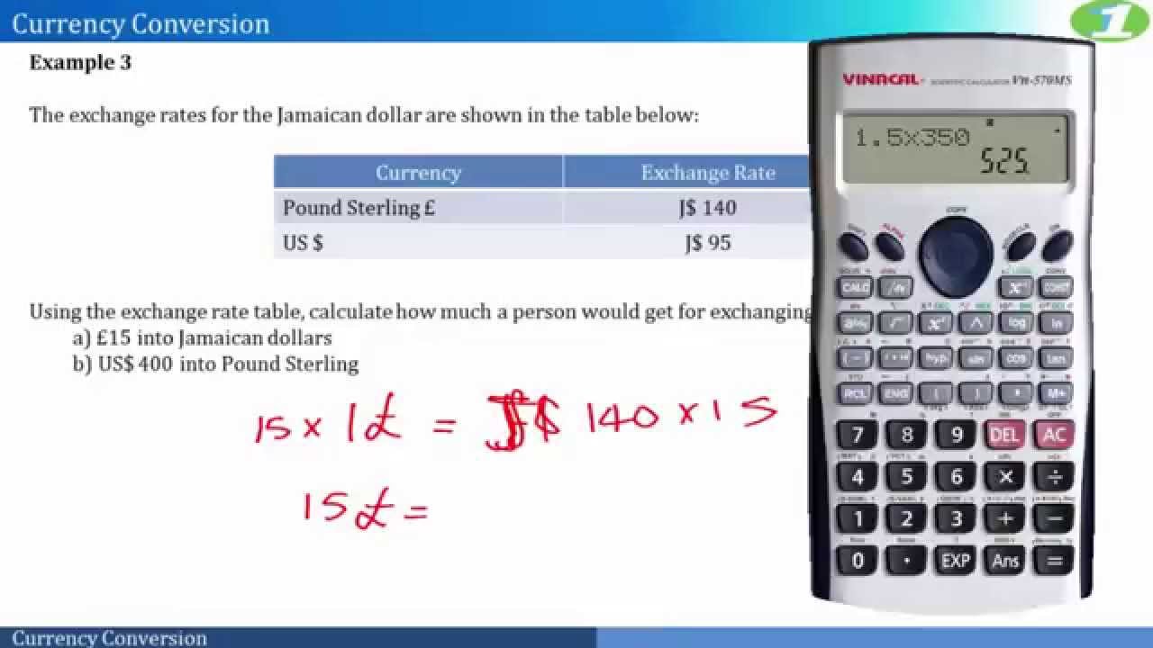 Mathematics Currency Conversion Youtube