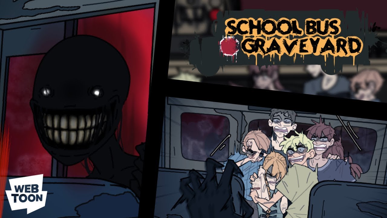 School Bus Graveyard Animated