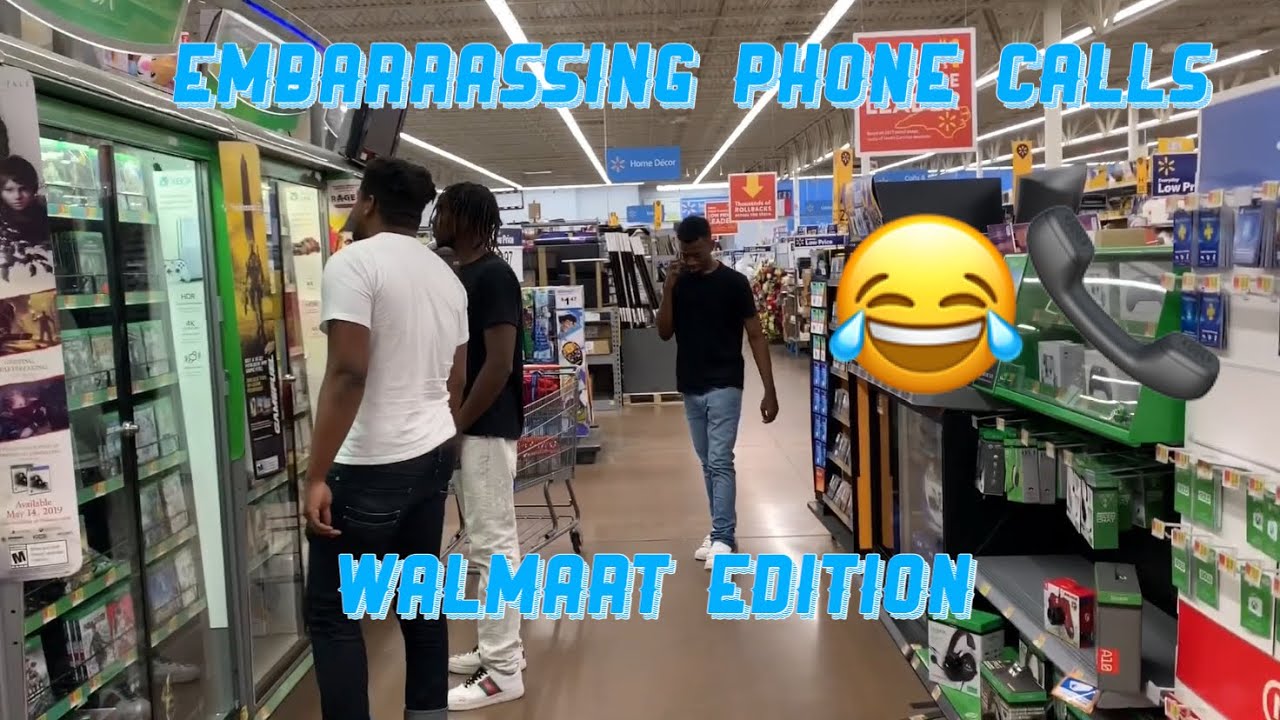Embarrassing Phone Call In Public Prank Walmart Edition ёяшв Youtube