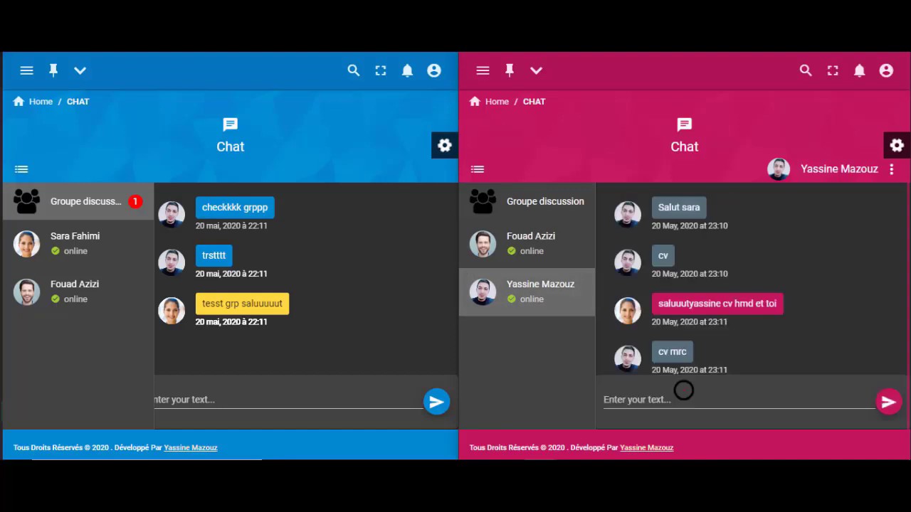 Private Chatting App Angular 9 Spring Boot Youtube