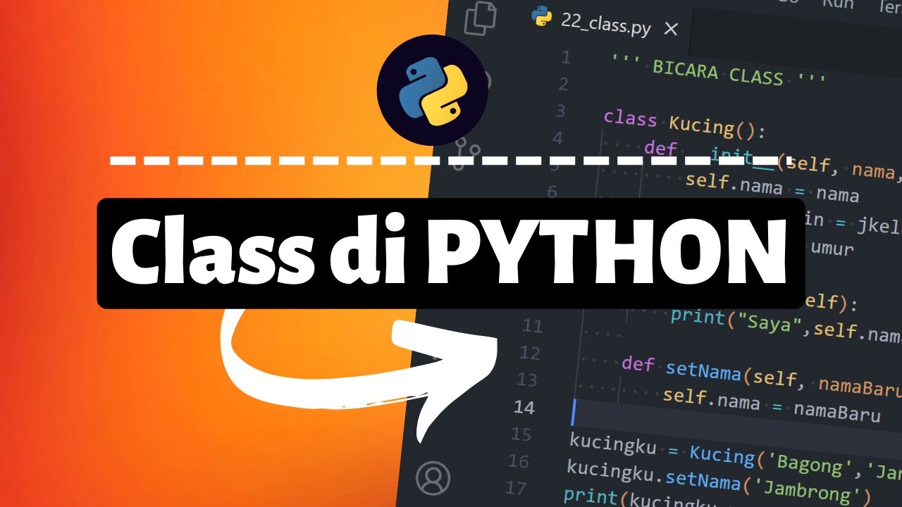Part 23 Class Di Python Class Python Tutorial Youtube