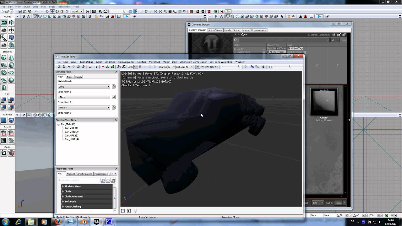 Udk Car Test 1 Youtube