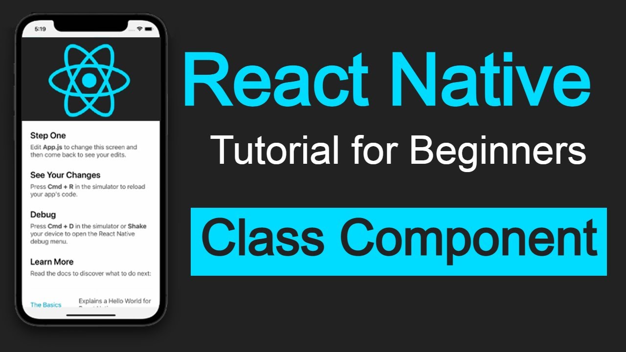 React Native Tutorial 19 Class Component Youtube