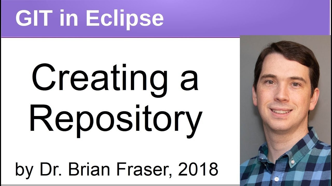 Creating A Repository Git Eclipse Youtube