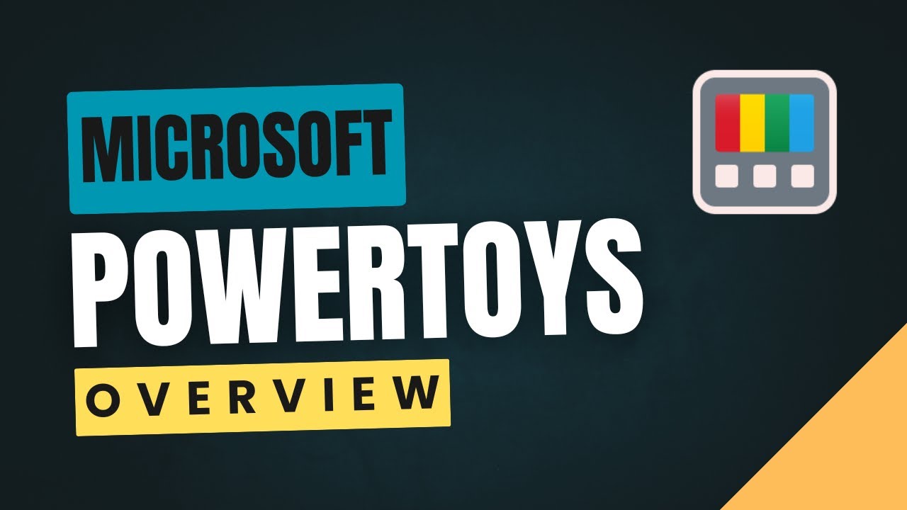 Microsoft Powertoys Overview Boost Your Windows Productivity Youtube