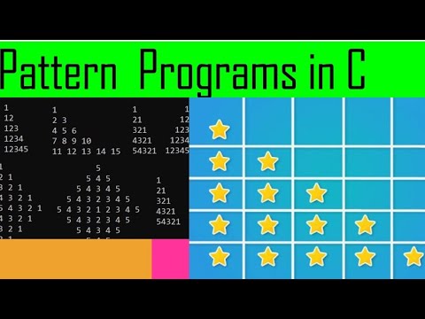 L05 Pattern Star Program In C C Programming Simple