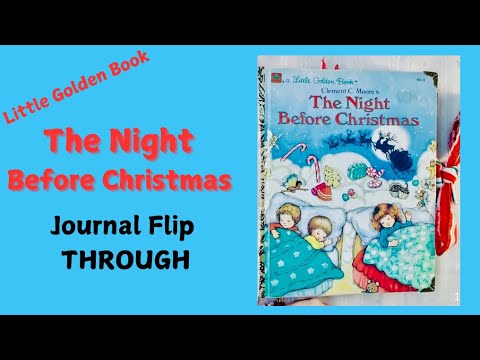 The Night Before Christmas Lgb Journal Flip Through Youtube