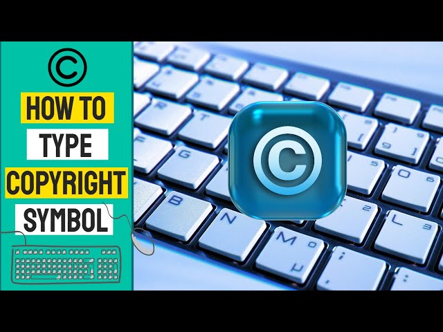 Copyright Mark On Keyboard