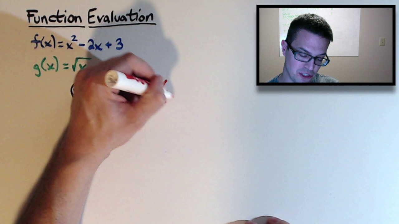 Function Evaluation 6 Youtube