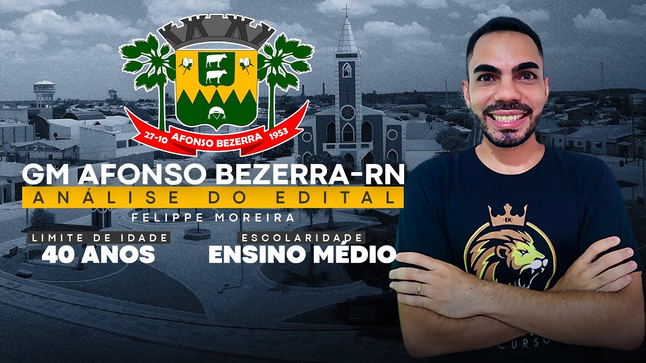 Guarda Civil Municipal Afonso Bezerra Rn Análise Do Edital Youtube