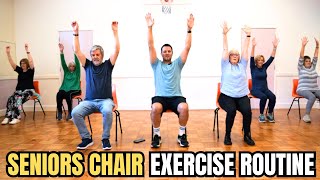 15 Minute Chair Exercises For Seniors Simple Seated Workout For Over ...