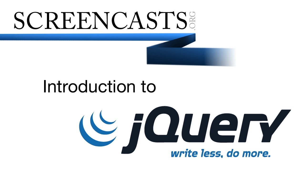 Introduction To Jquery Youtube